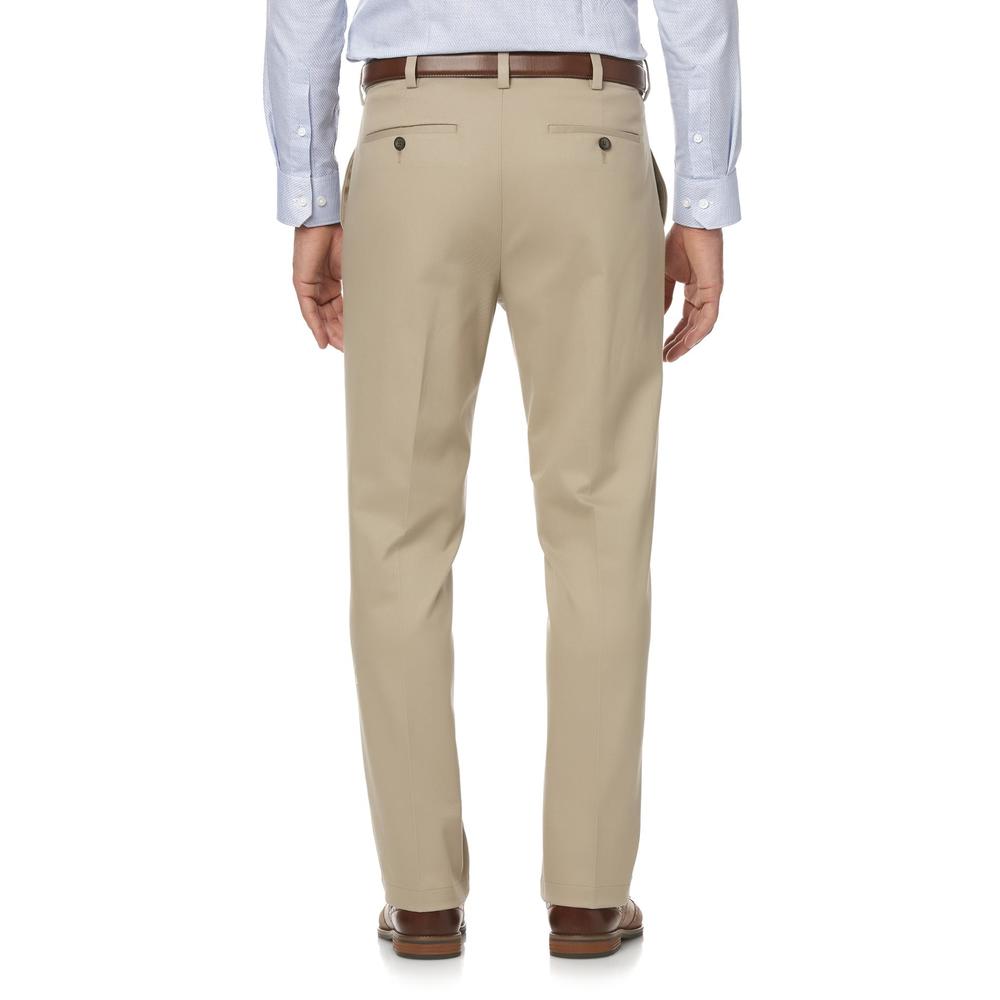 David Taylor Collection Men's Extender Flat Front Dress Pants