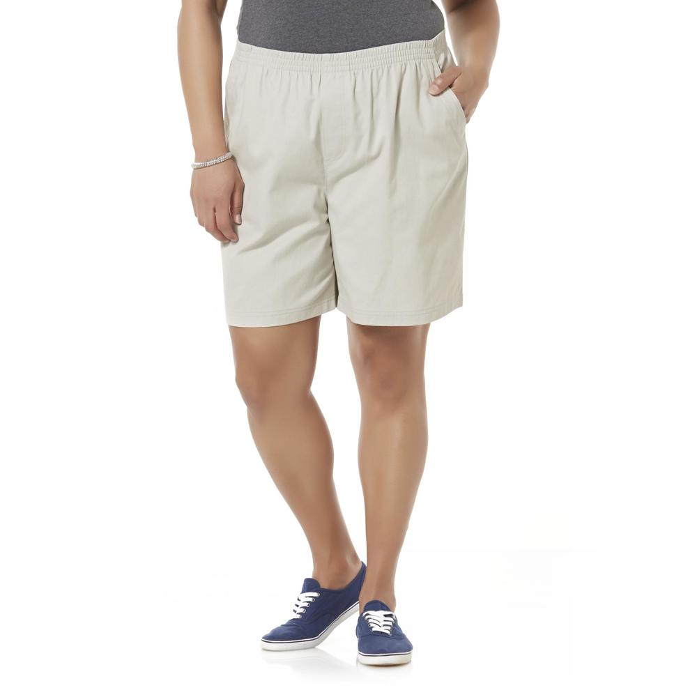 Women's Plus Twill Shorts