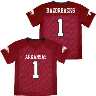 NCAA Boys’ Short-Sleeve Replica Jersey - Arkansas Razorbacks