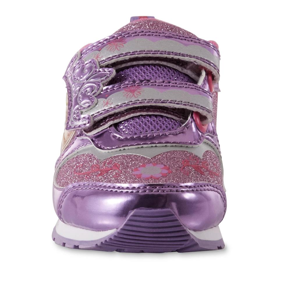 Disney Toddler Girls' Princess Light-Up Sneaker - Pink/Purple