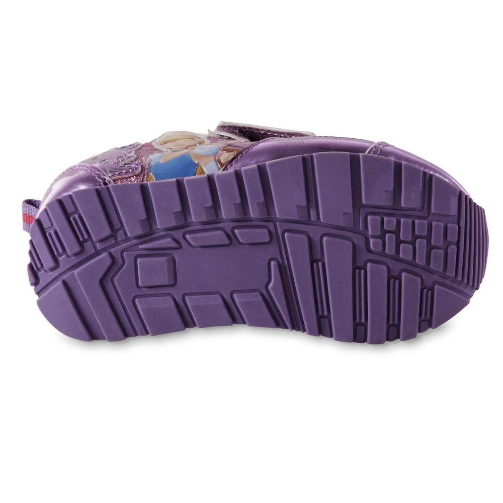 Disney Toddler Girls' Princess Light-Up Sneaker - Pink/Purple