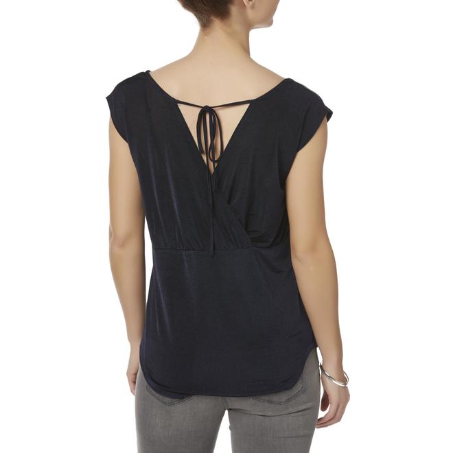 Simply Styled Women's Tie Back Top