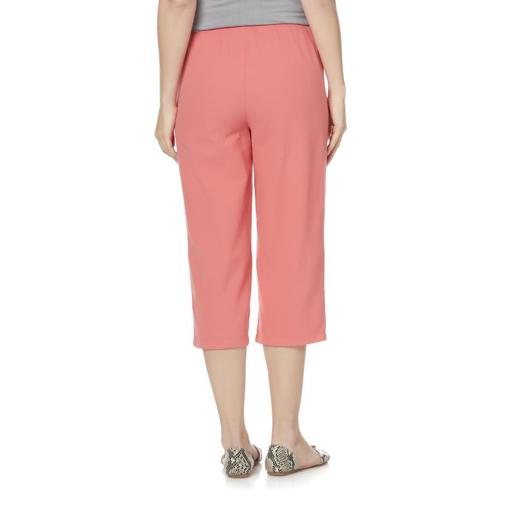 Basic Editions Women's Capri Pants
