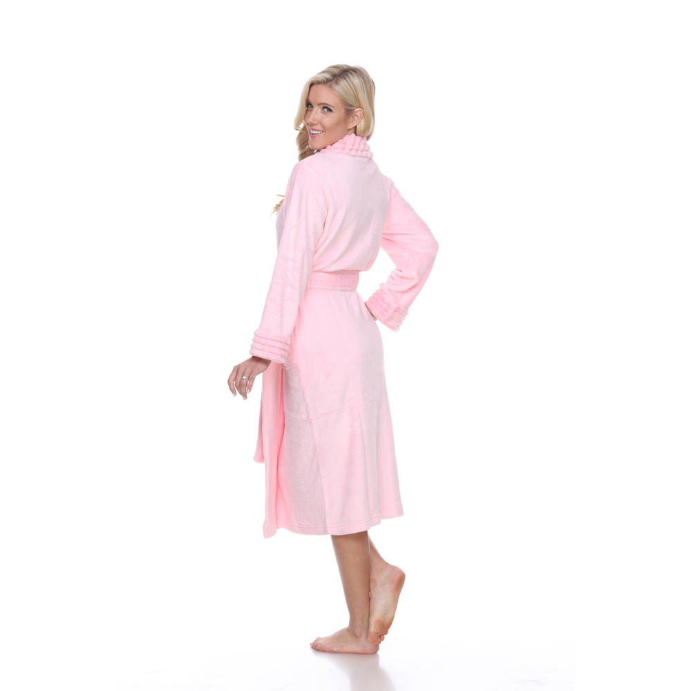 White Mark Women's Super Soft Lounge Robe