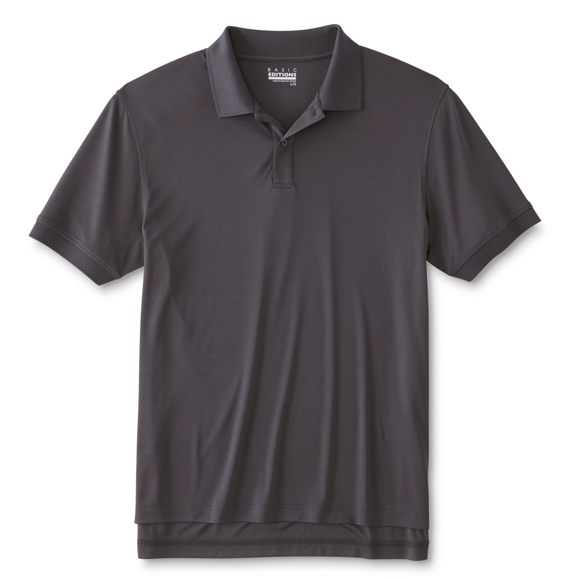 Basic Editions Men's Big & Tall Polo Shirt