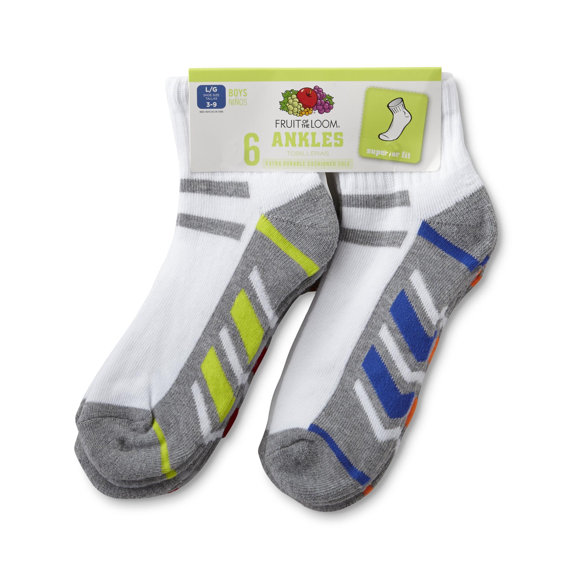 UPC 042825625662 - Ankle Socks 6 Pairs (Big Boys) | upcitemdb.com