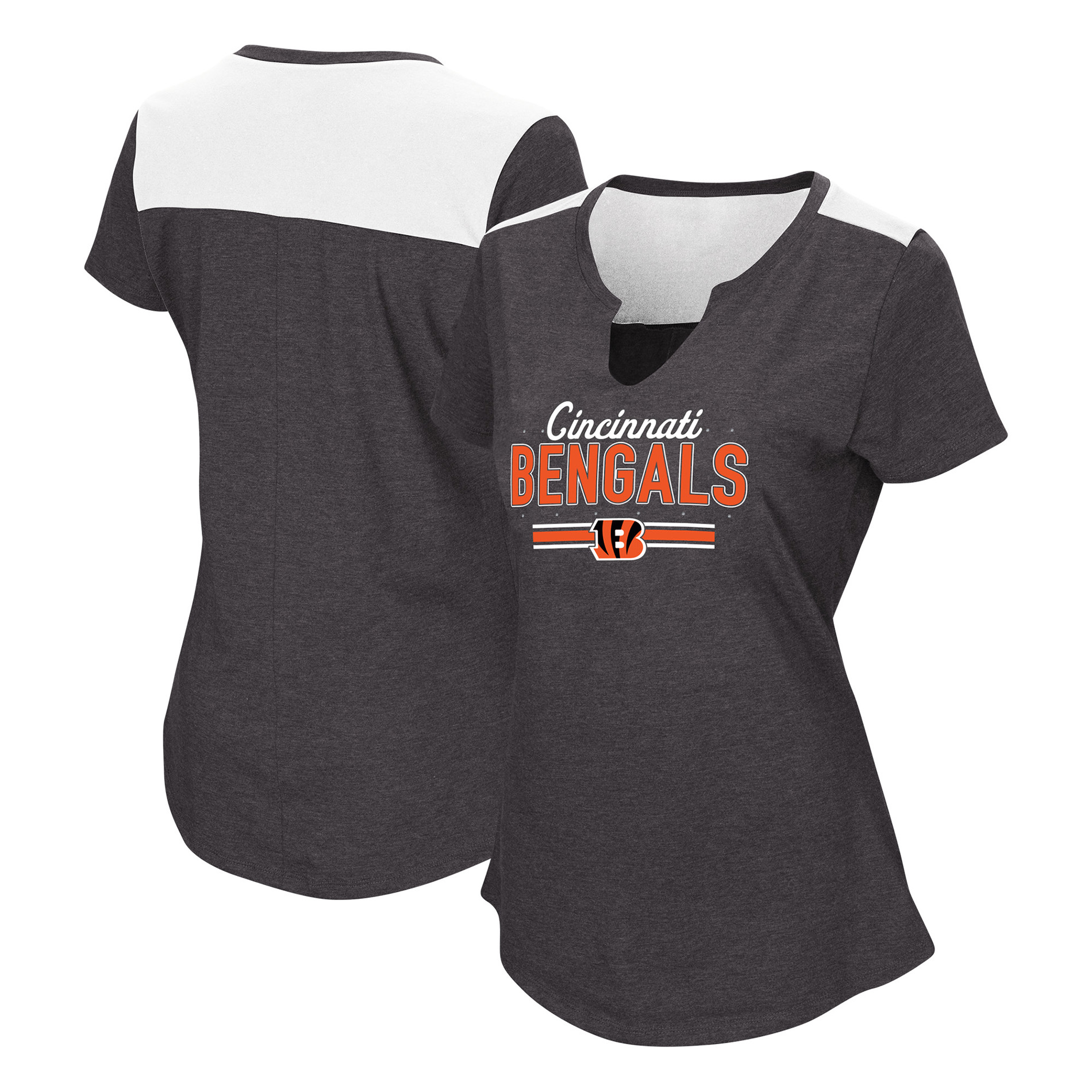 NFL Women’s Printed Short-Sleeve Top - Cincinnati Bengals
