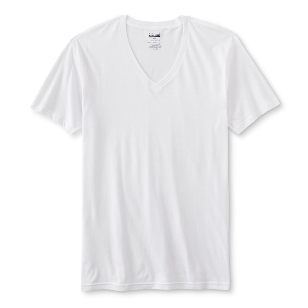 Basic Editions Men's 7-Pack V-Neck T-Shirts