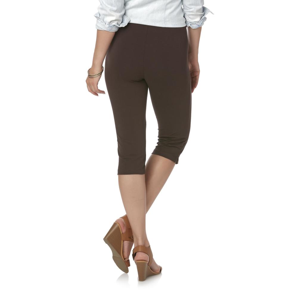 Basic Editions Women's Capri Leggings