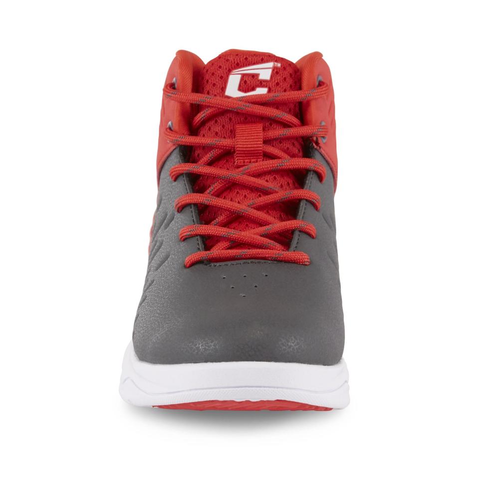 CATAPULT Boys' Lionel Gray/Red High-Top Athletic Shoe