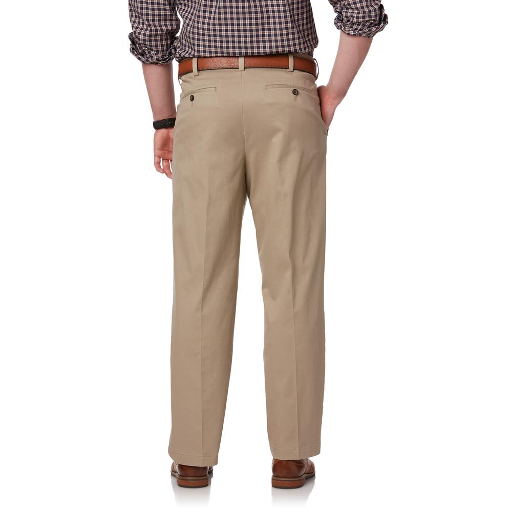 David Taylor Collection Men's Extender Pleated Dress Pants