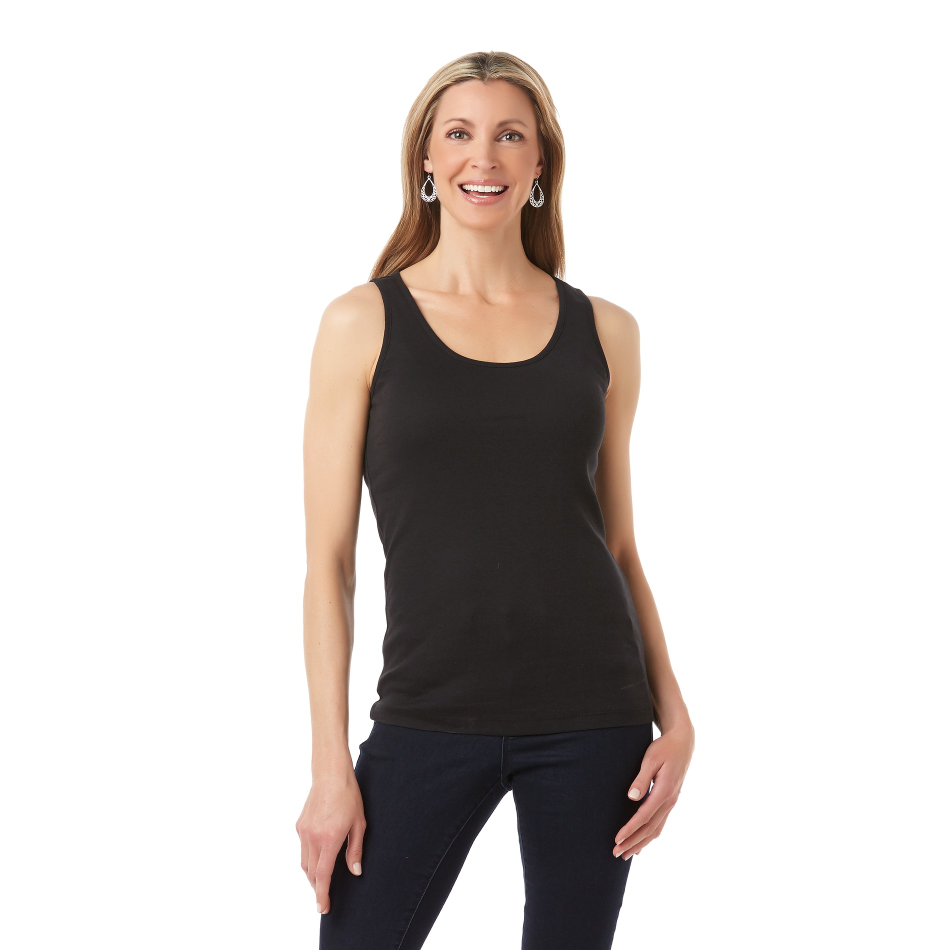 Basic Editions Women's Fitted Tank Top - Clothing, Shoes & Jewelry ...