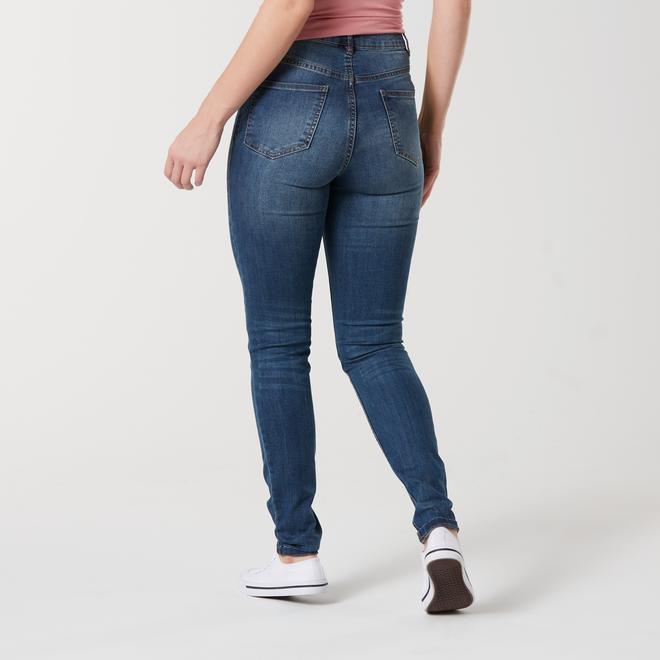 Route 66 Women's Button-Fly Skinny Jeans