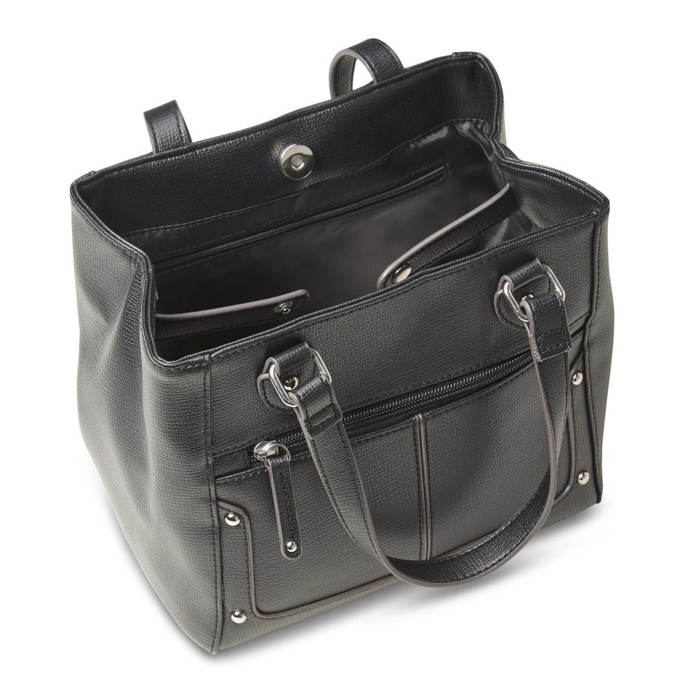 Laura Scott Women's Studded Mini Satchel Purse
