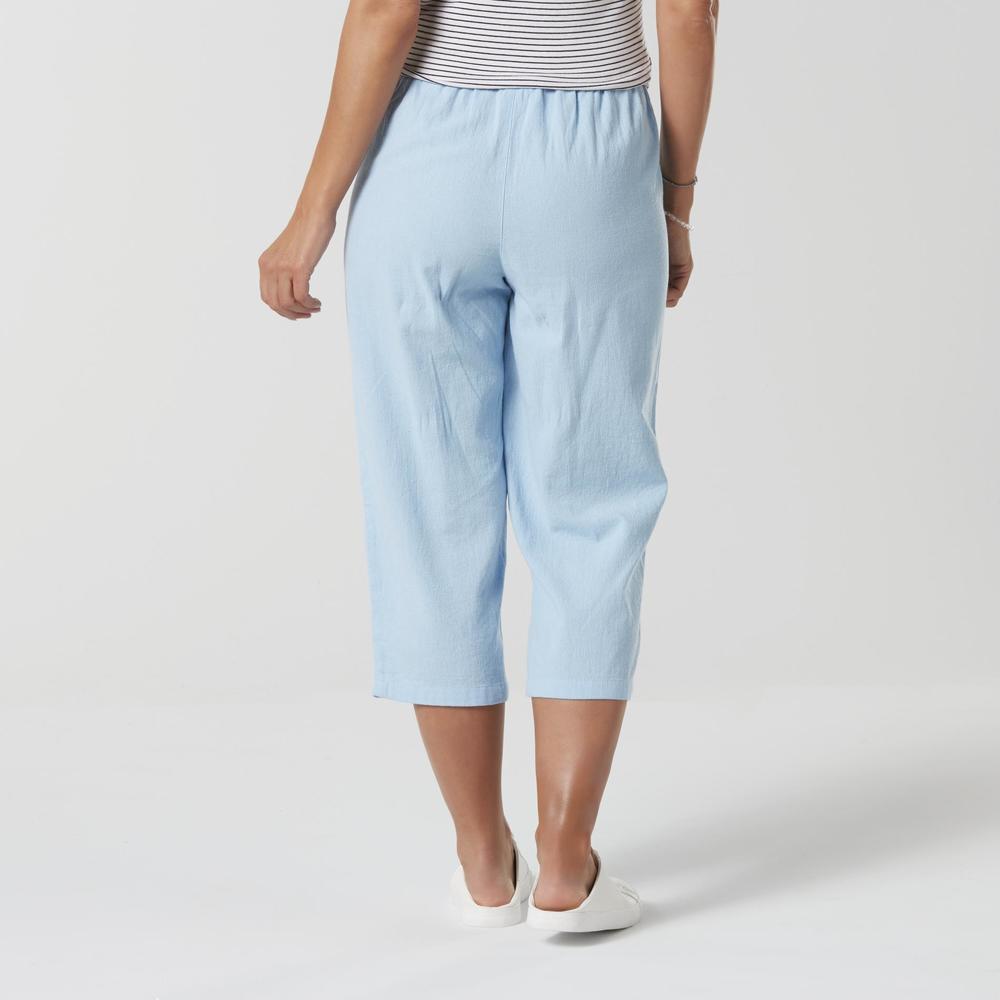 Basic Editions Women's Capri Pants