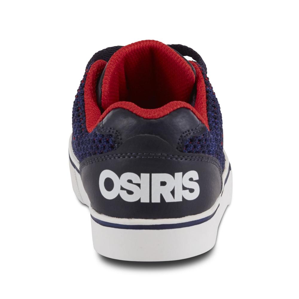 Osiris Boys' Coleman Mesh Sneaker - Blue/Red