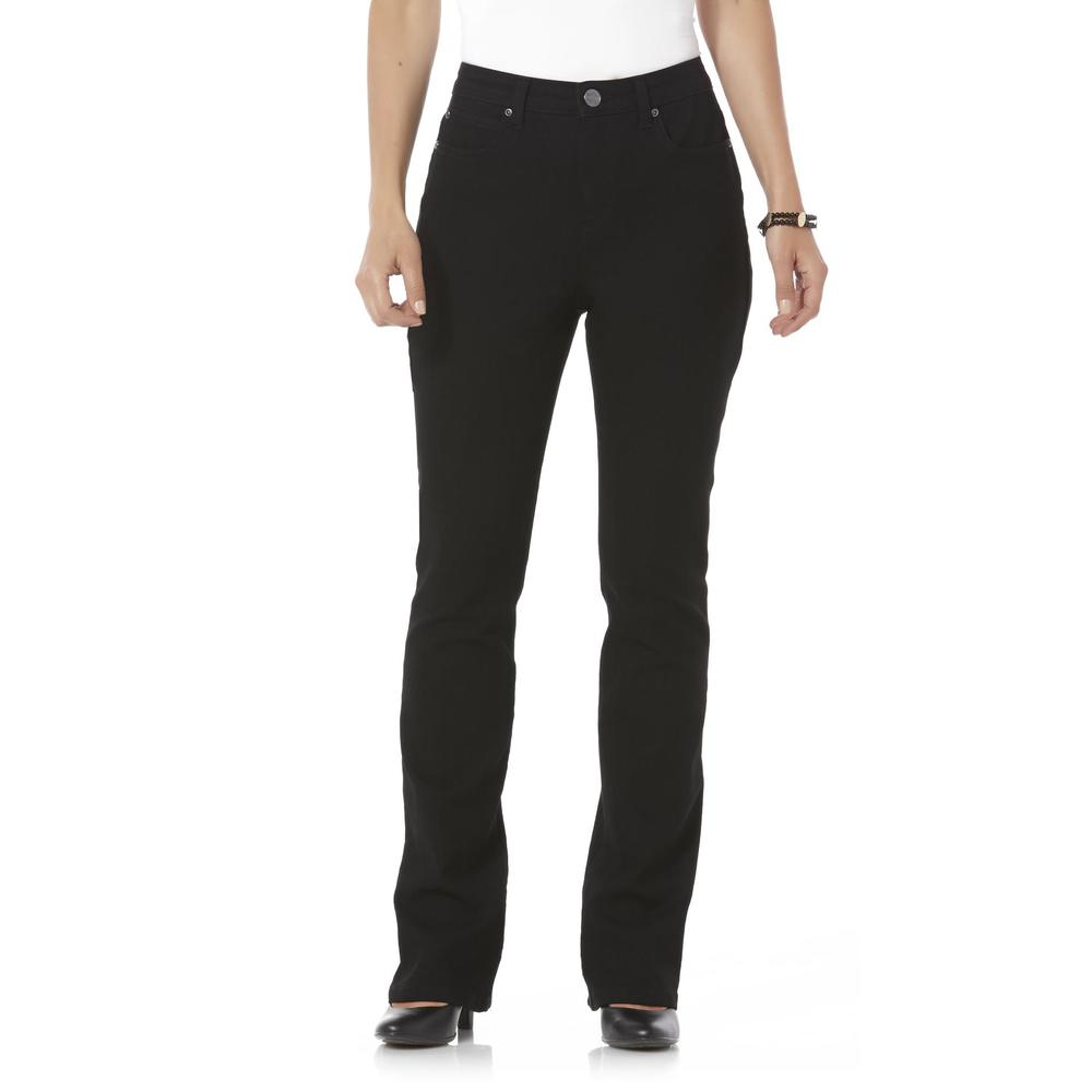 Basic Editions Women's Straight Leg Jeans