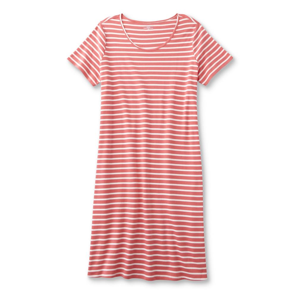 Laura Scott Women's Plus Maxi Dress - Striped