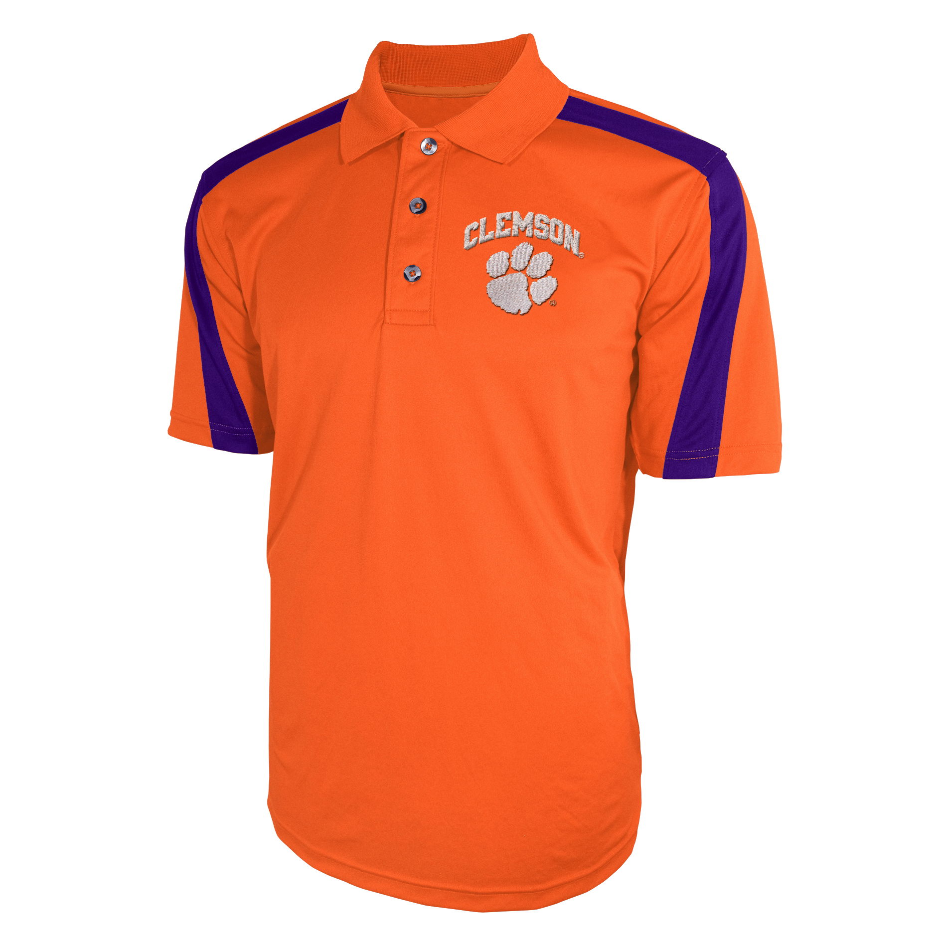 NCAA Men's Big & Tall Polo Shirt - Clemson University Tigers