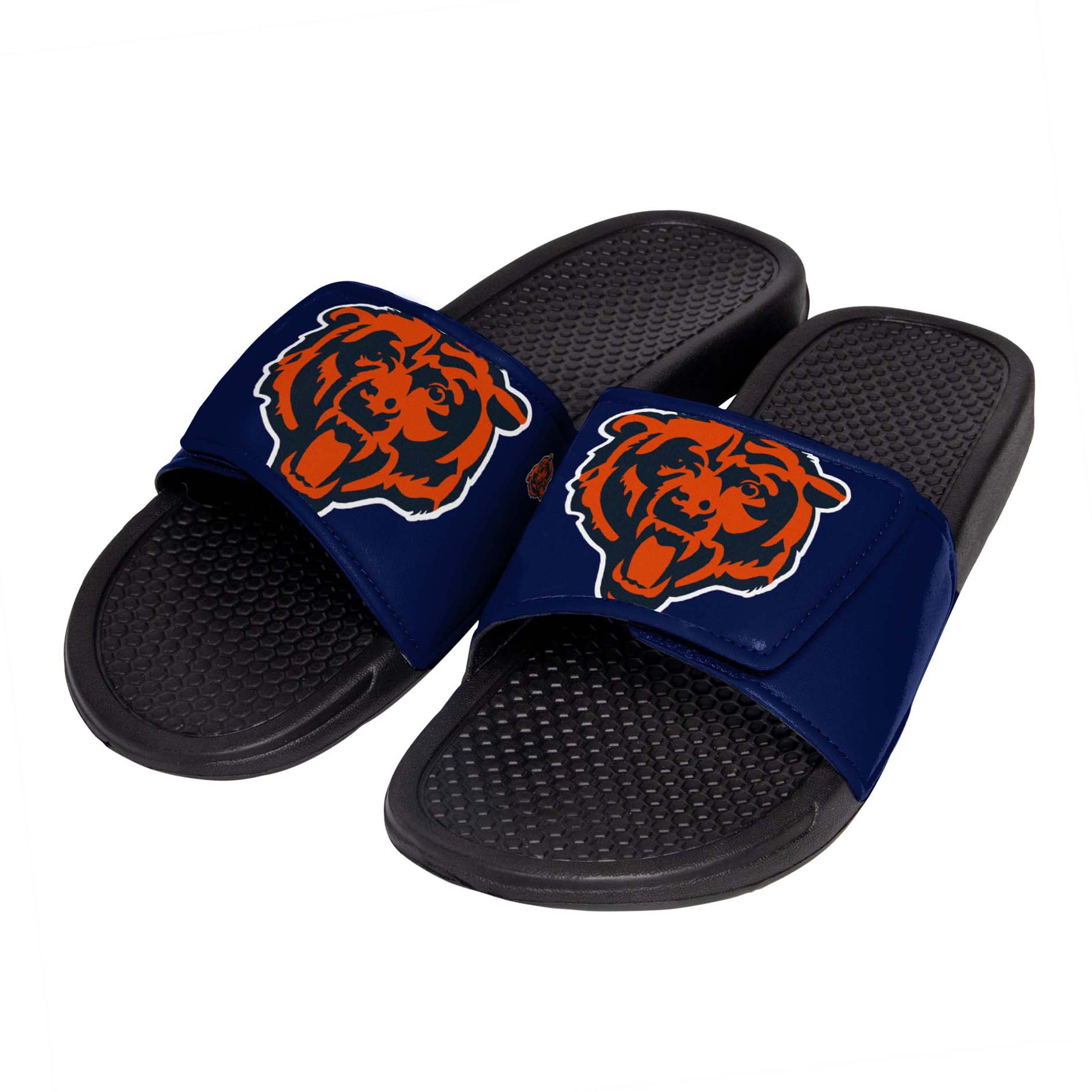 NFL Men’s Cropped Big Logo Slide Sandals - Chicago Bears