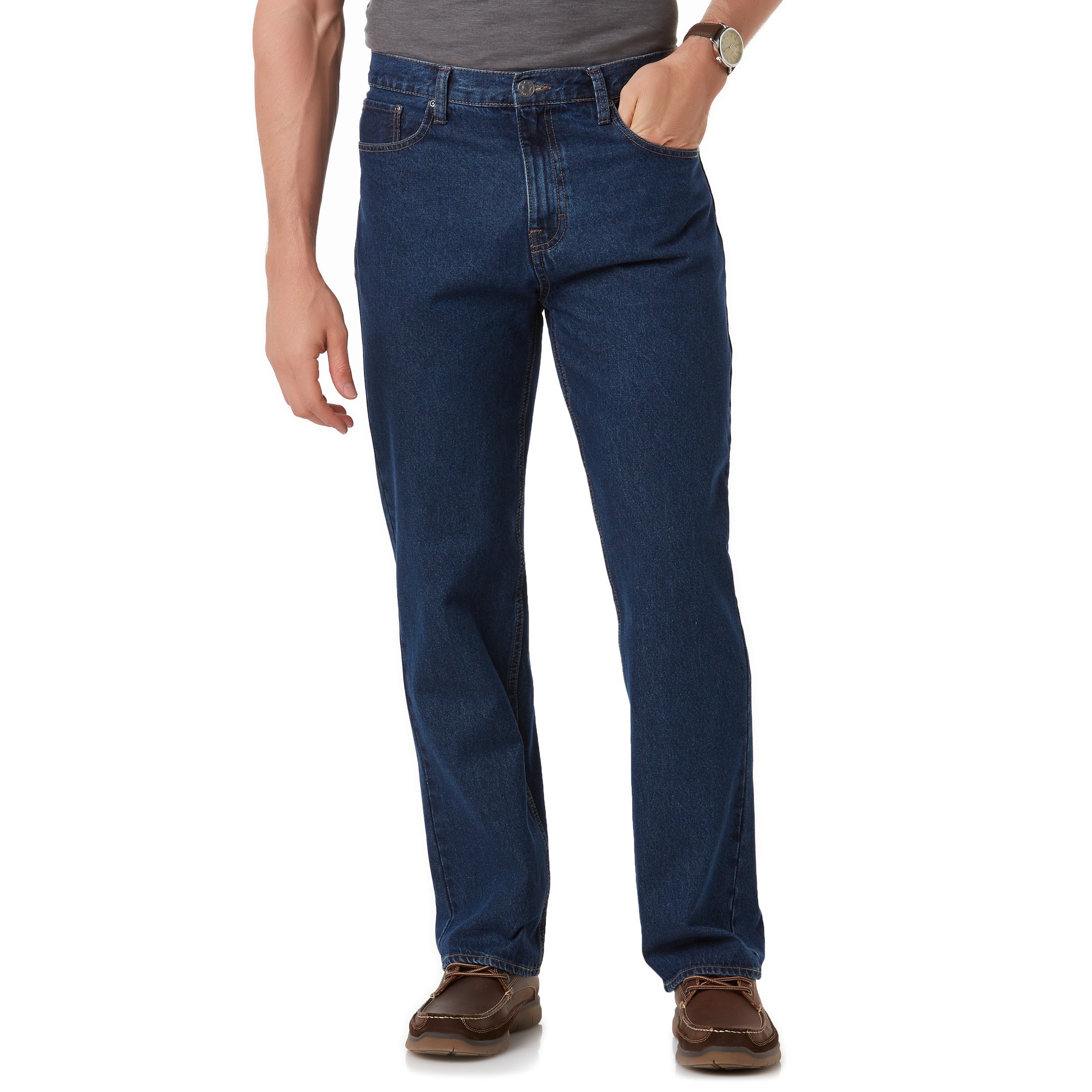 Basic Editions Men's Relaxed Fit Jeans