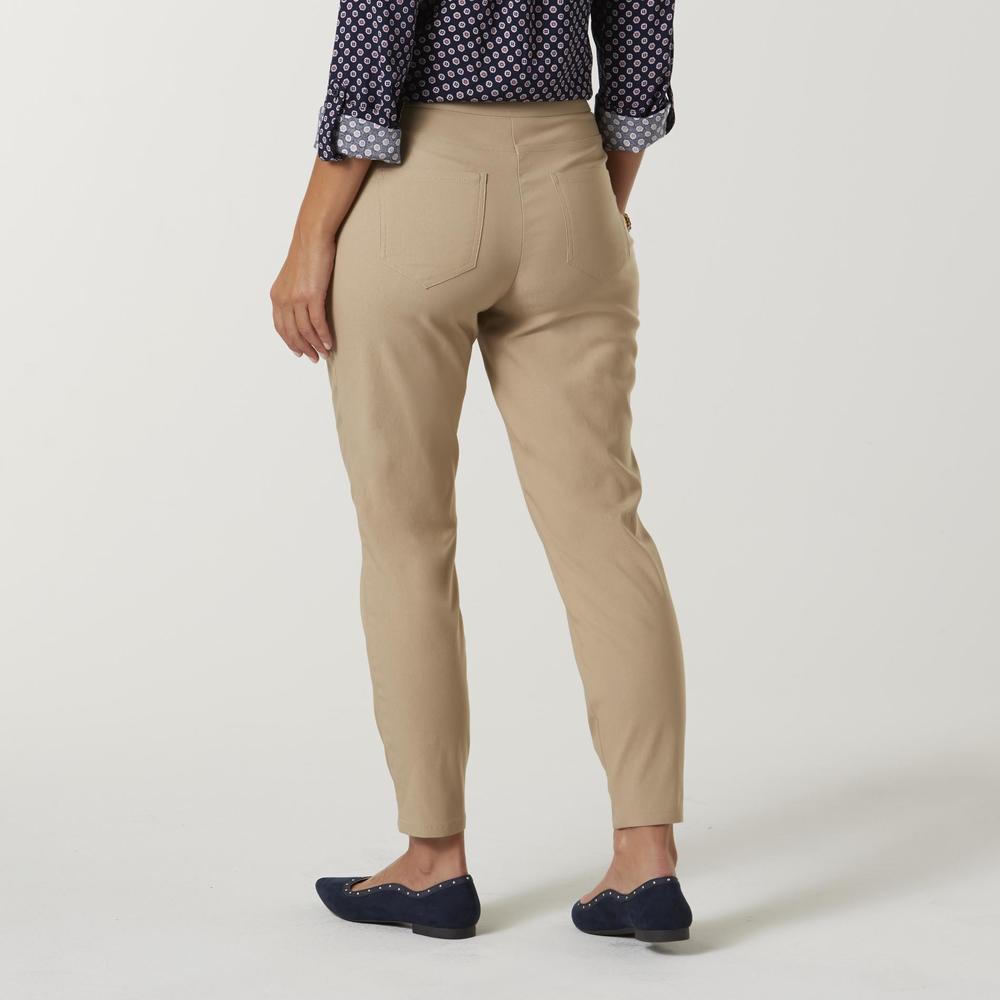 Basic Editions Women's Twill Pants