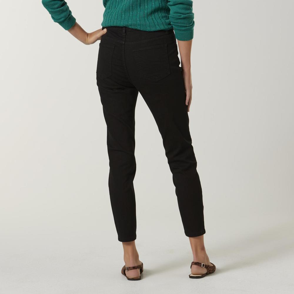 Basic Editions Womens Classic Slim Leg Jeans