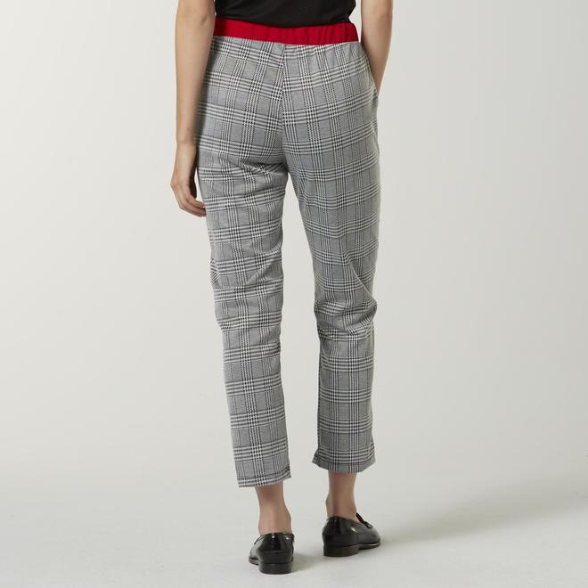 Simply Styled Women's Knit Pants - Houndstooth Simply Styled Women's Knit Pants - Houndstooth