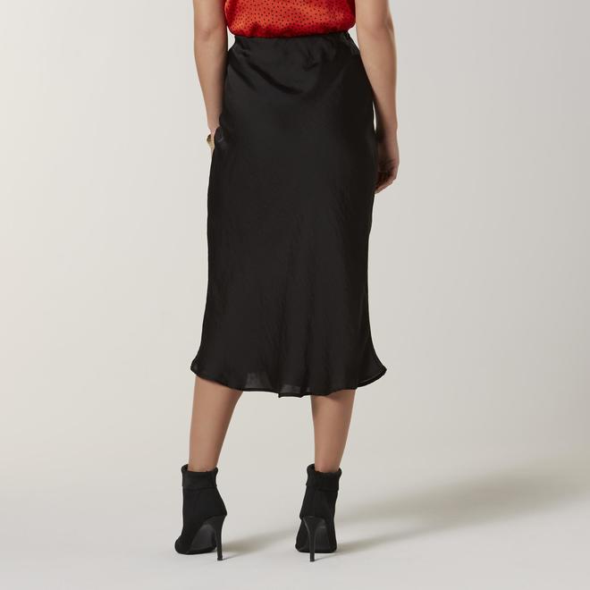 Islander Women's Satin Midi Skirt
