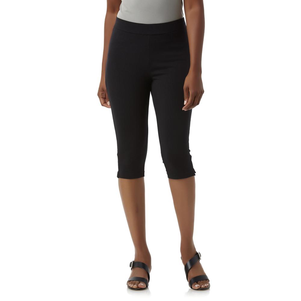 Basic Editions Womens Capri Pants
