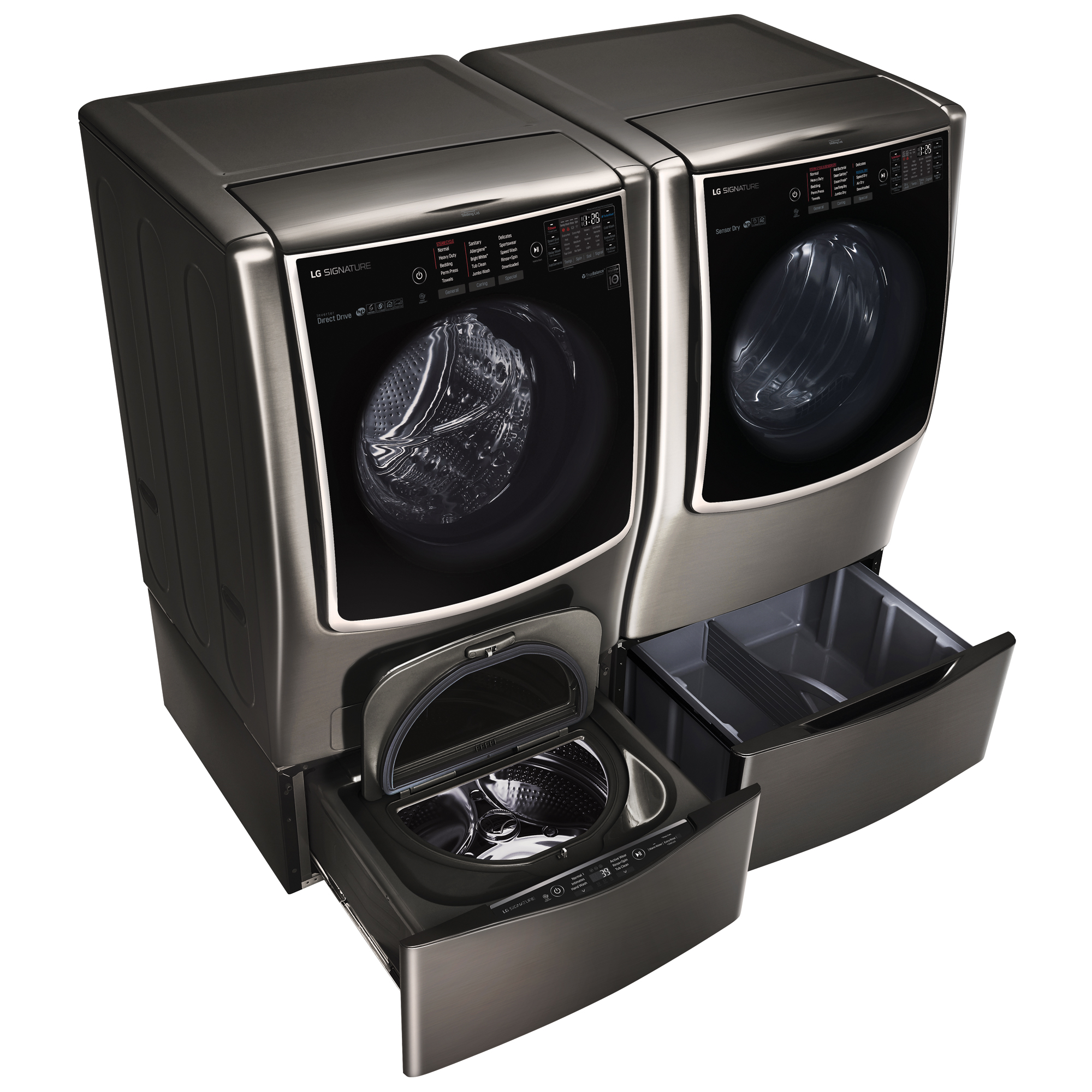 LG SIGNATURE LG SIGNATURE WM9500HKA 5.8 cu. ft. Washer w/Steam w/1.0 cu ...