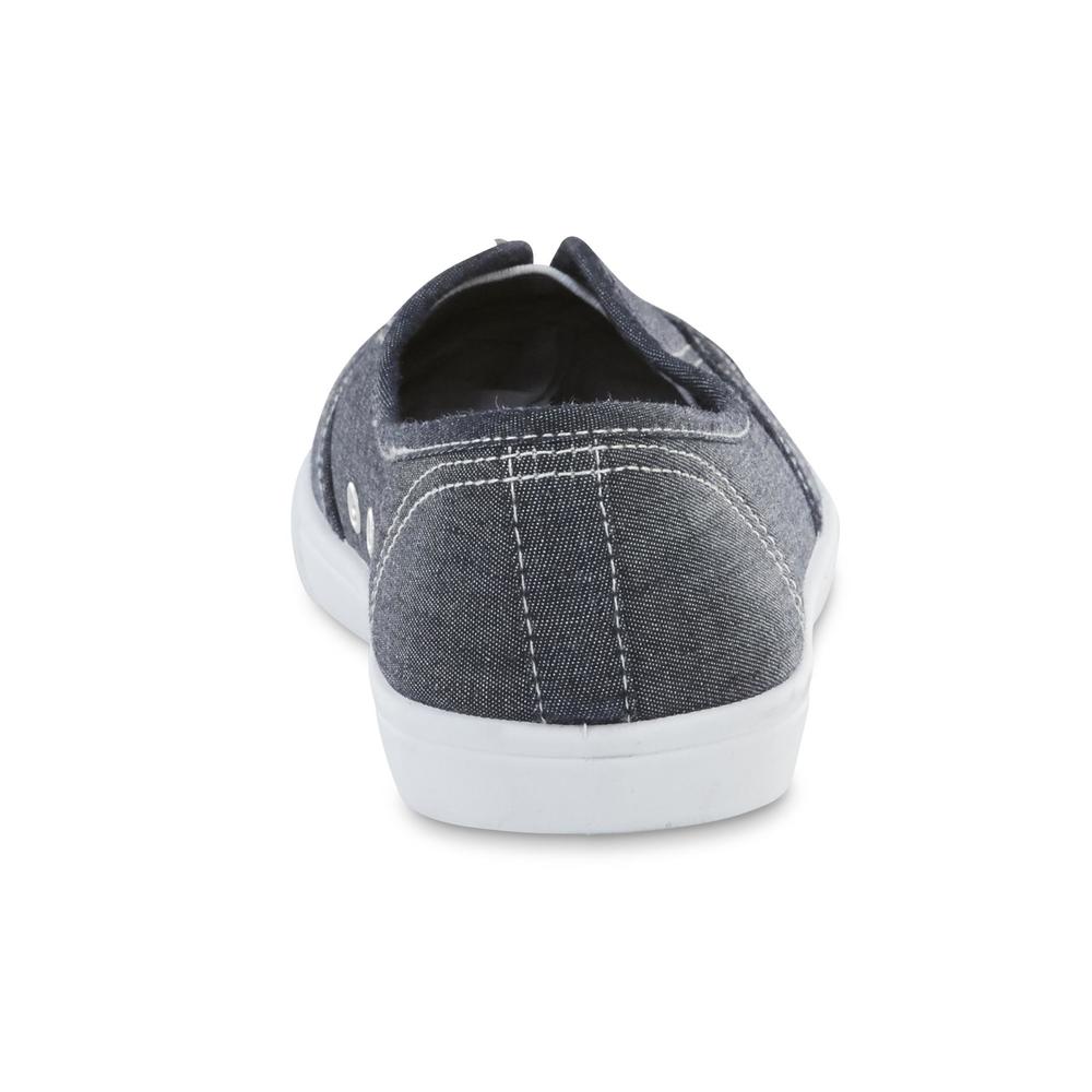Basic Editions Women's Hilda Slip-On Sneaker - Chambray Blue