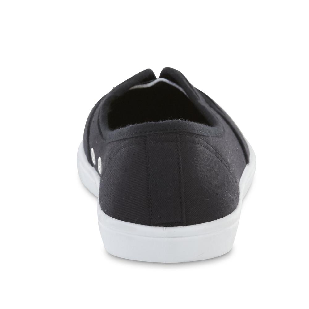Basic Editions Women's Hilda Black/Striped Slip-On Shoe