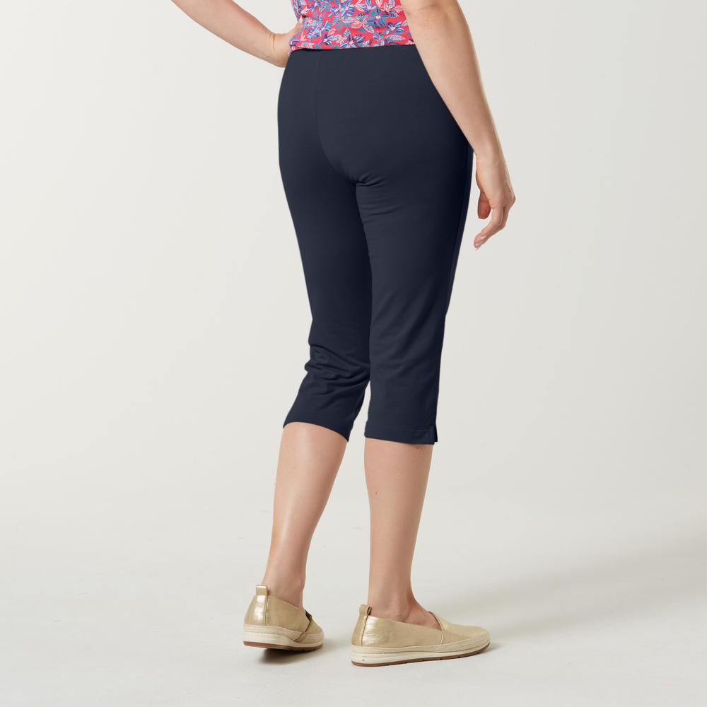 Basic Editions Women's Capri Leggings