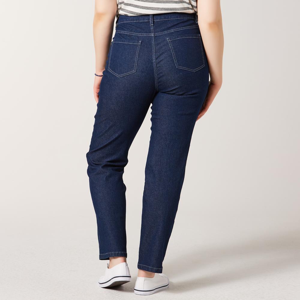 Basic Editions Women's Classic Straight Leg Jeans
