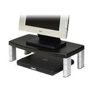3M Extra-Wide Adjustable Monitor Stand, Black
