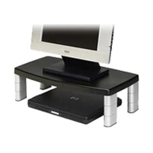 3M Extra-Wide Adjustable Monitor Stand, Black