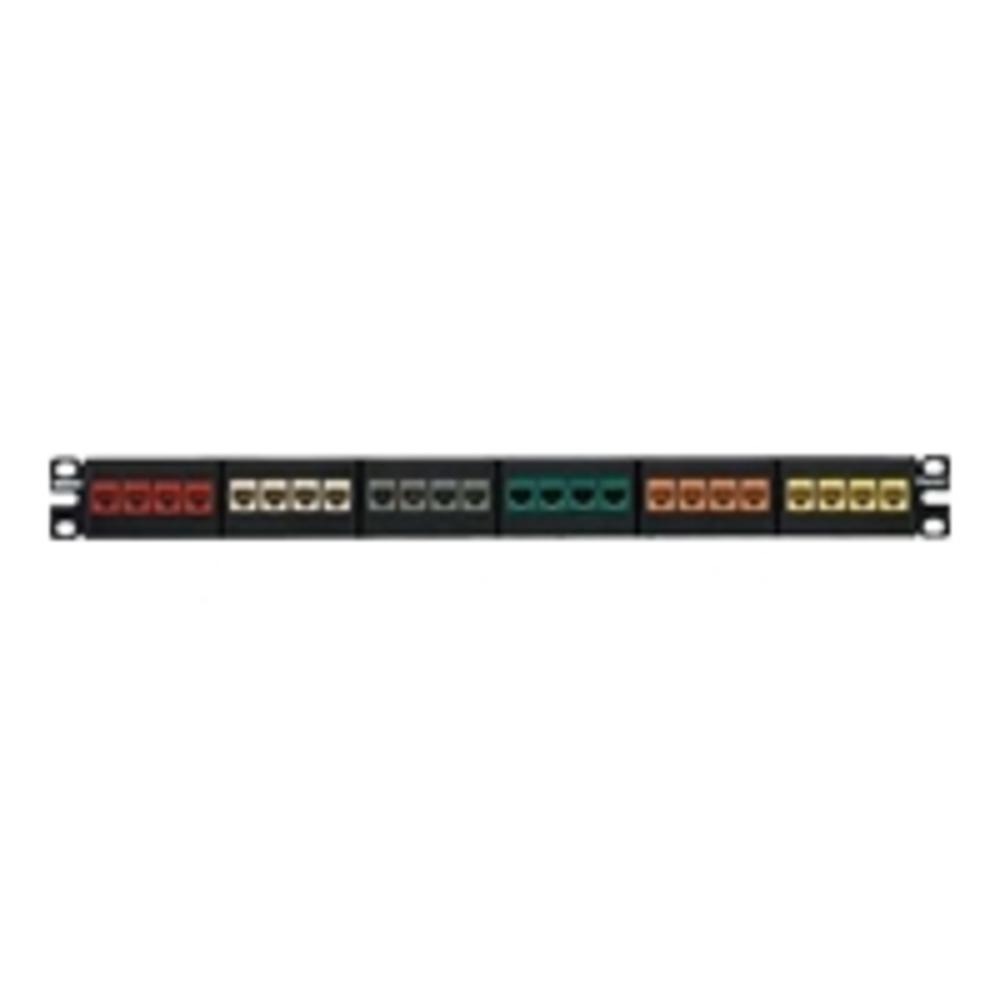 PANDUIT NKFP24Y 24 Port 1 RU Nk Modular Flat Patch Panel
