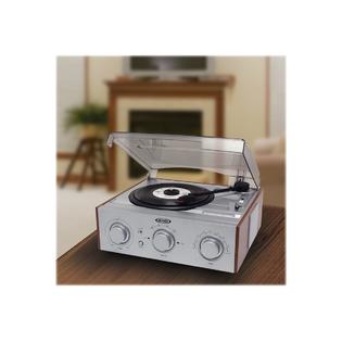 Jensen JENSEN 3-Speed Stereo Turntable with AM/FM Stereo Radio - TVs ...
