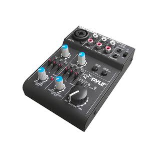 Pyle 97080333M 5 Channel Professional Compact Audio Mixer With USB ...
