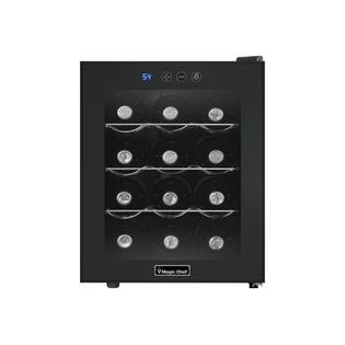 Magic Chef Wine Cooler, 12 Bottle, Black