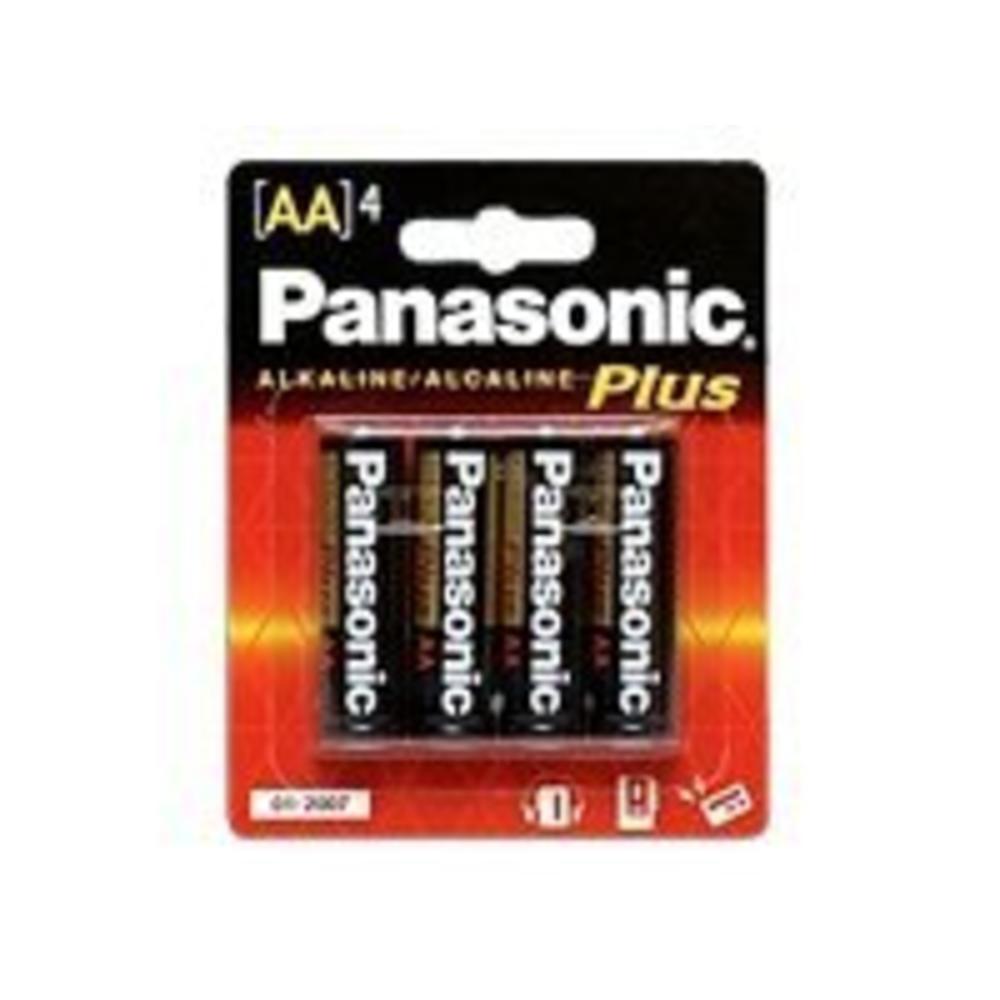 Panasonic Alkaline Plus Power AA Battery (1 Pack of 4) AM3PA4B