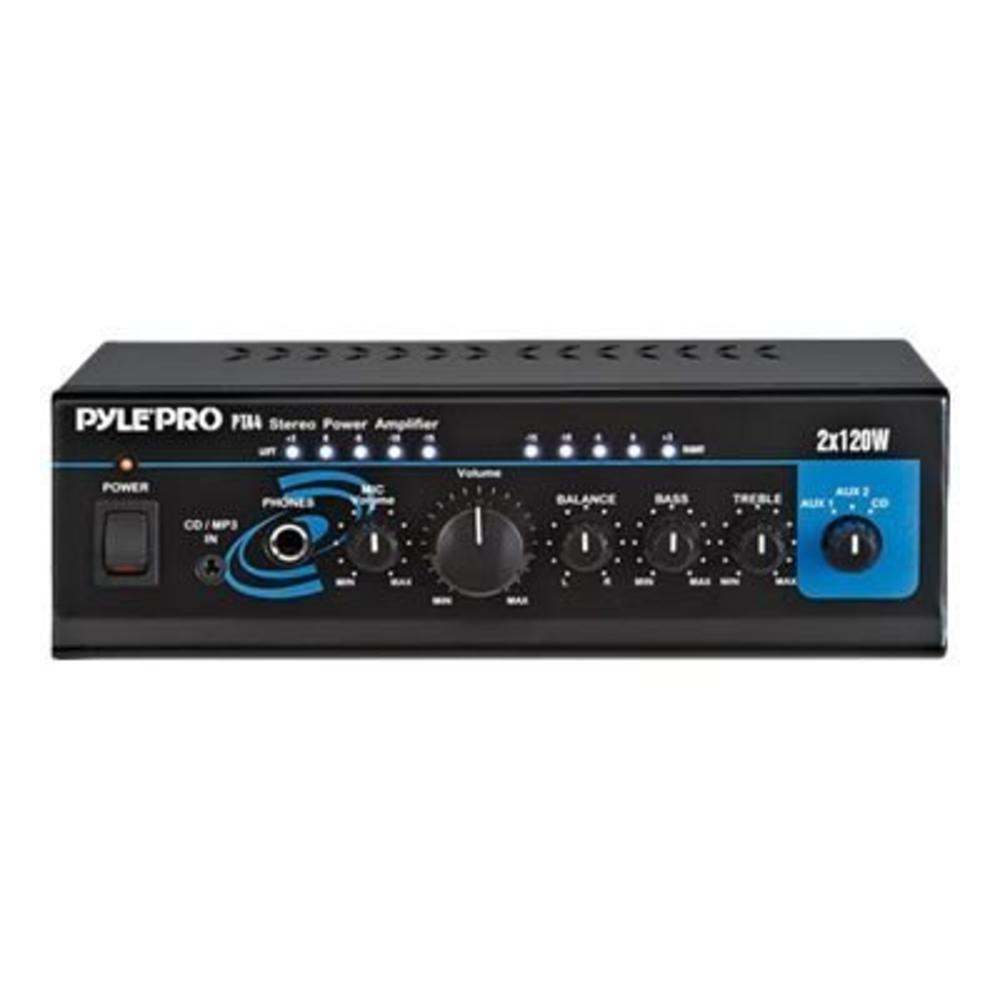 Pyle PTA4 240 Watt Mini Stereo Power Amplifier