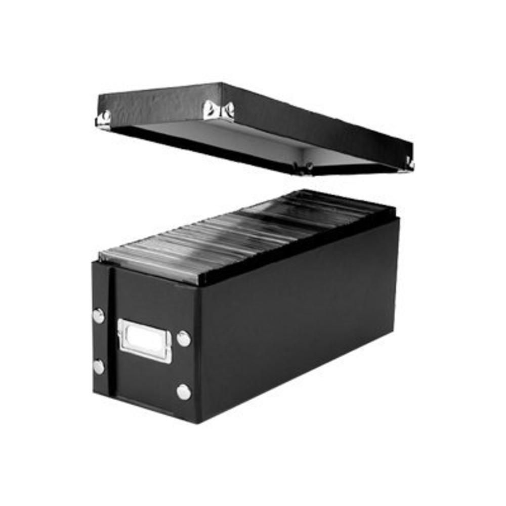 Snap-N-Store IDESNS01521 CD Storage Box - Black