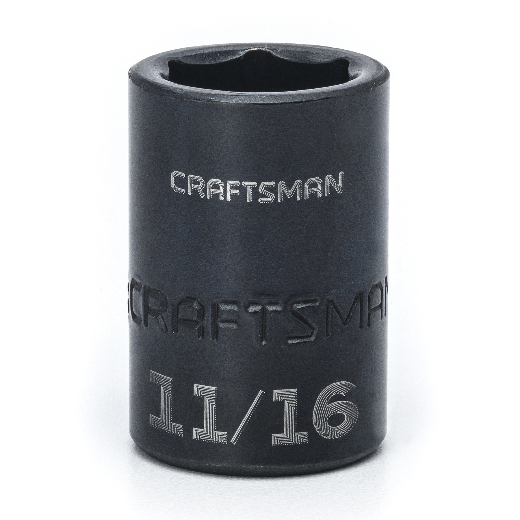 Craftsman 11/16 in., 6 pt. 1/2 in. Drive, Easy-To-Read Impact Socket