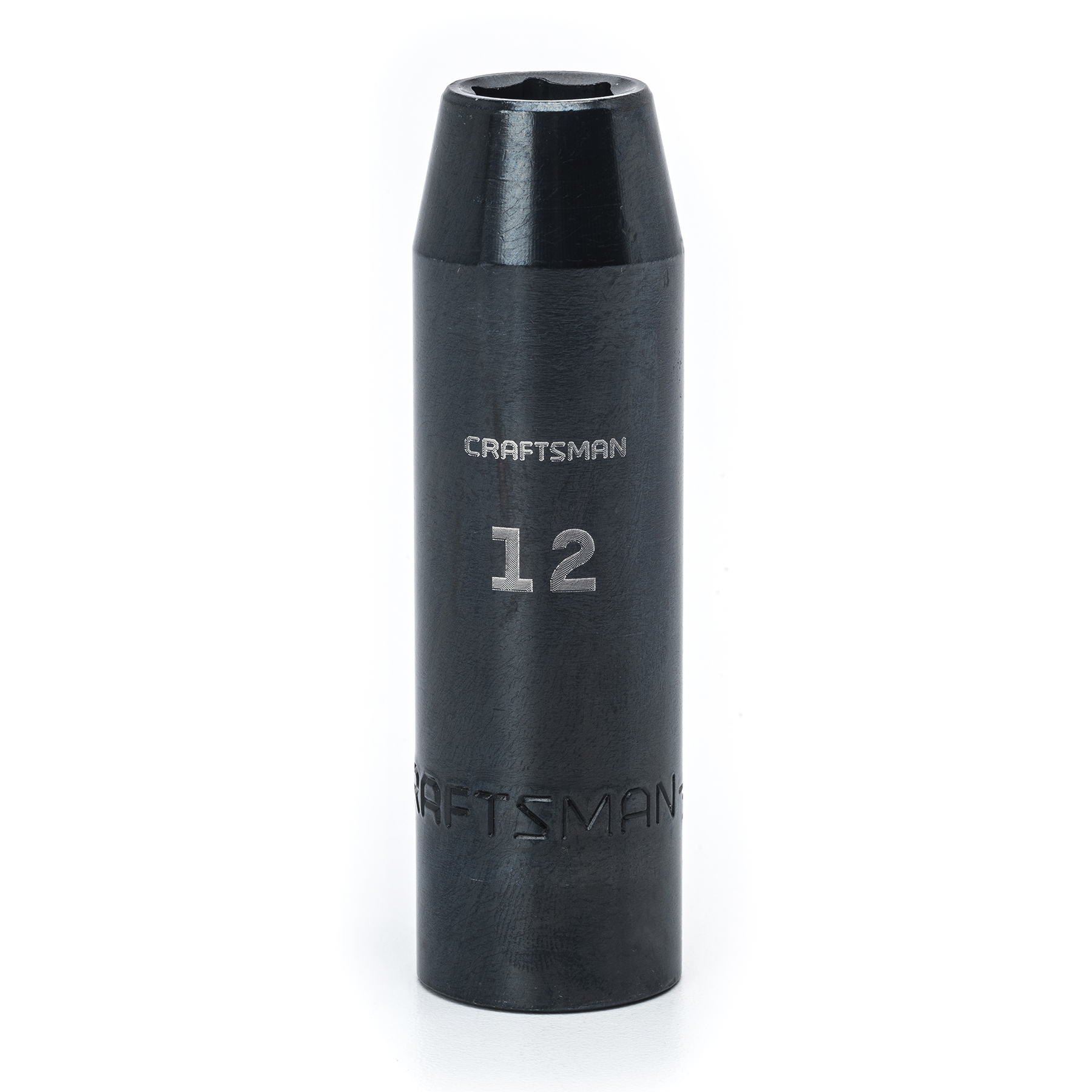 Craftsman 12mm, 6 pt. 1/2 in. Drive, Deep Easy-To-Read Impact Socket