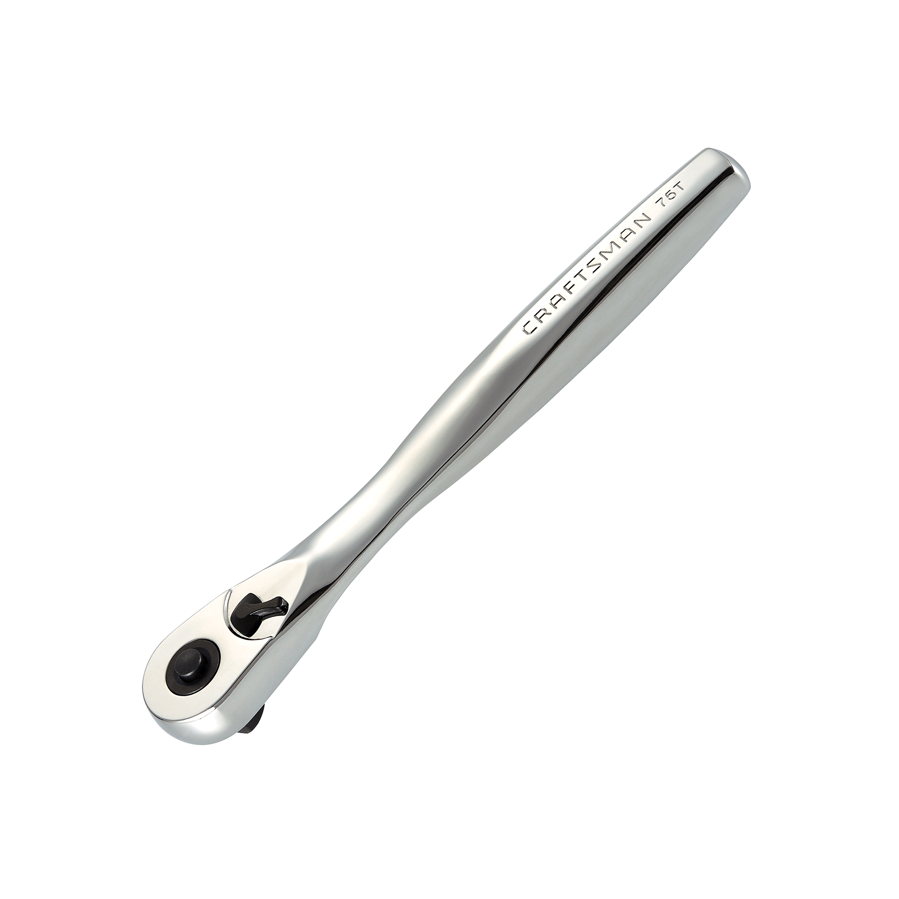Craftsman 1/2" Drive 75-Tooth Full Polish Ratchet | Shop Your Way ...