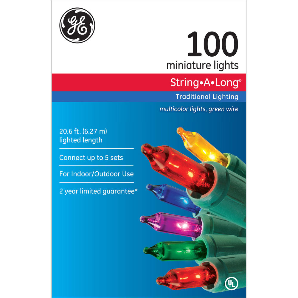 Miniature Multicolored Lights 100 Count