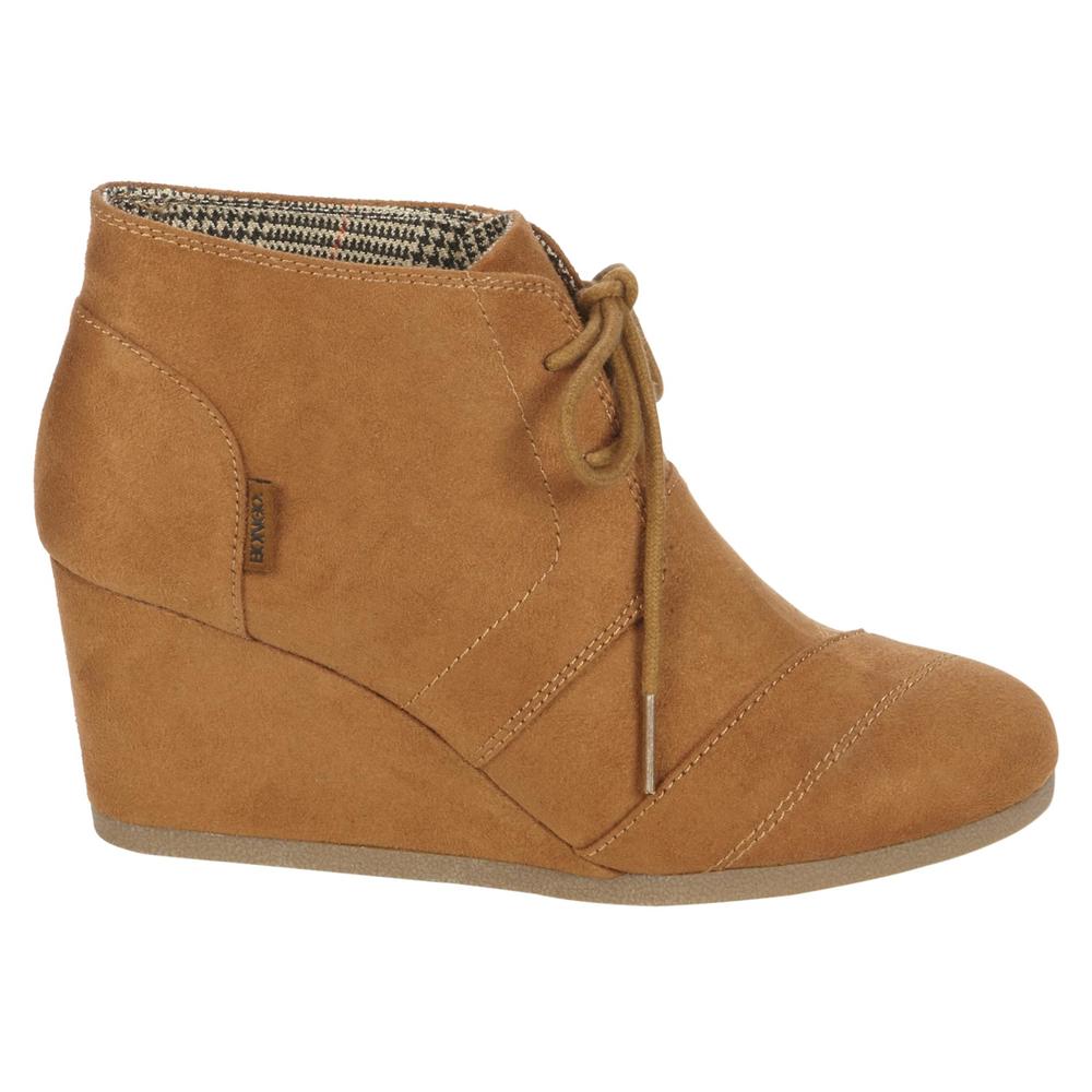 Bongo Women's Wedge Fashion Bootie Josie - Cognac