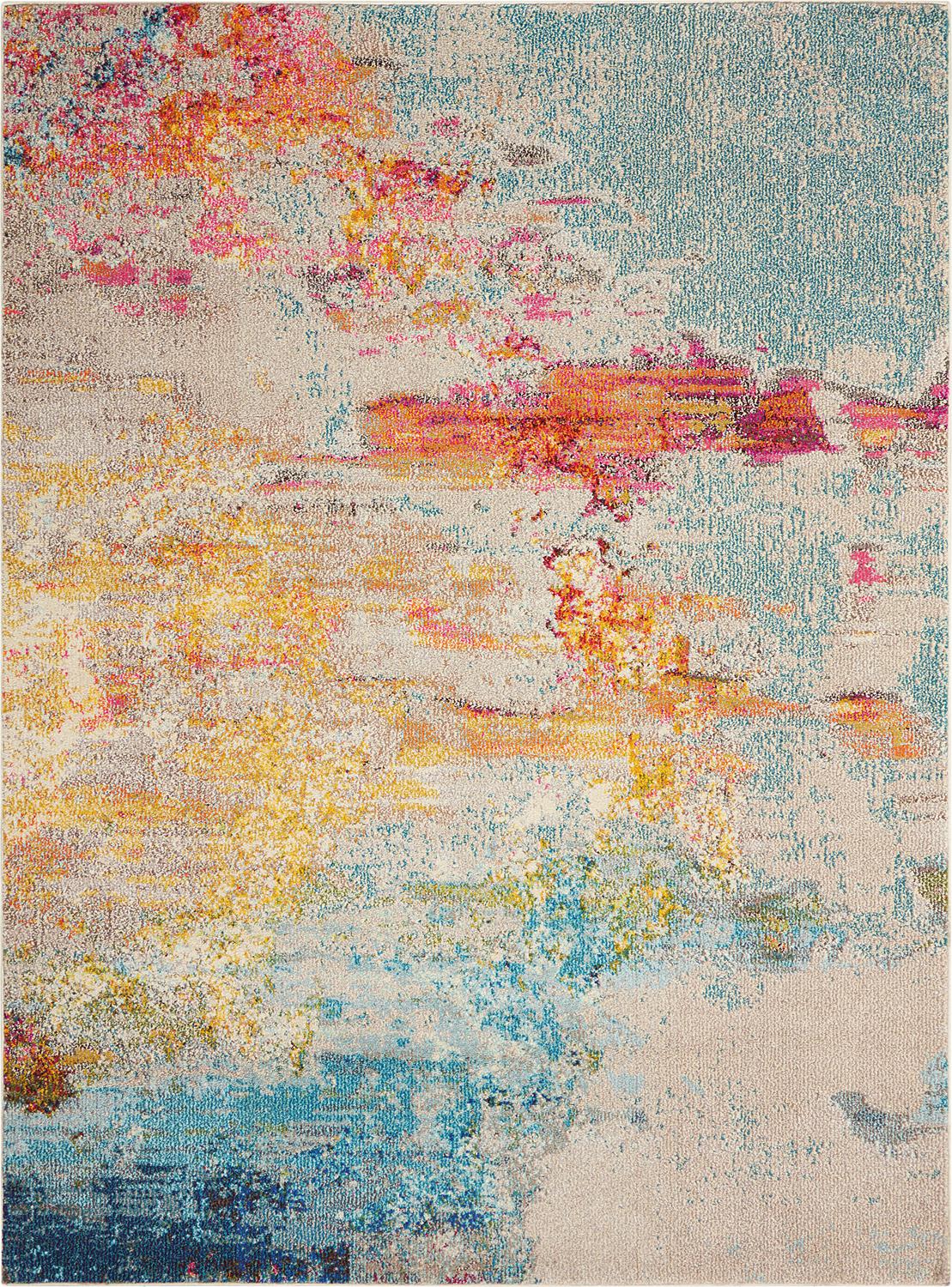 Nourison Celestial Collection Ces02 3'11" X 5'11" Area Rug